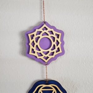 Seven Chakras Wall Hanging / Chakra Wall Decor / Rainbow Chakra Wall ...