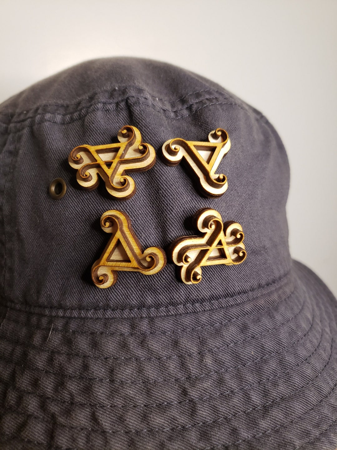Alchemy Hat Pins / Stylized Elemental Hat Pins - Etsy