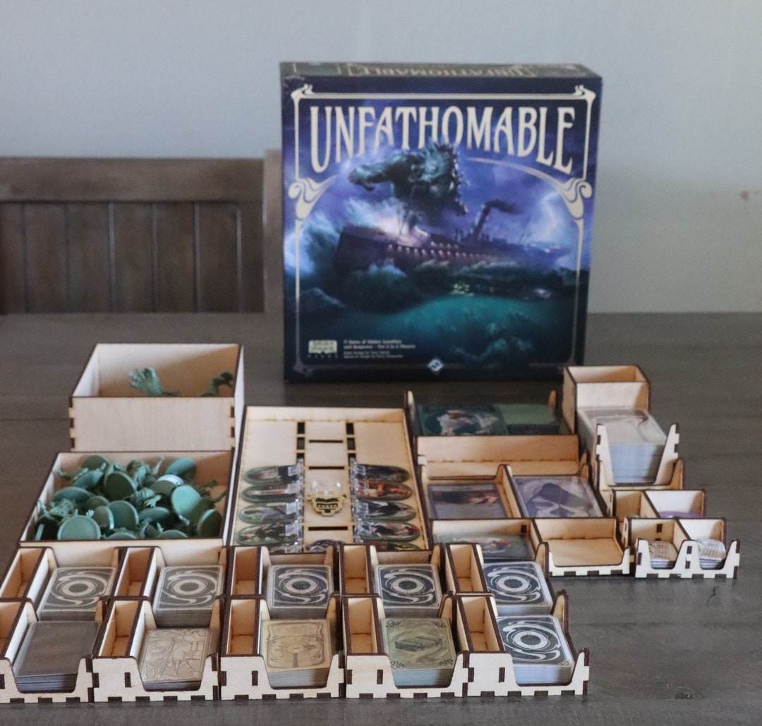 Game Organizer Insert - Compatible With Unfathomable / Board Game ...