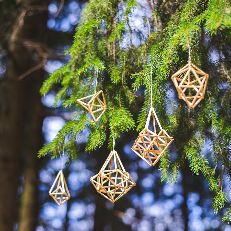 Straw Ornaments - Etsy