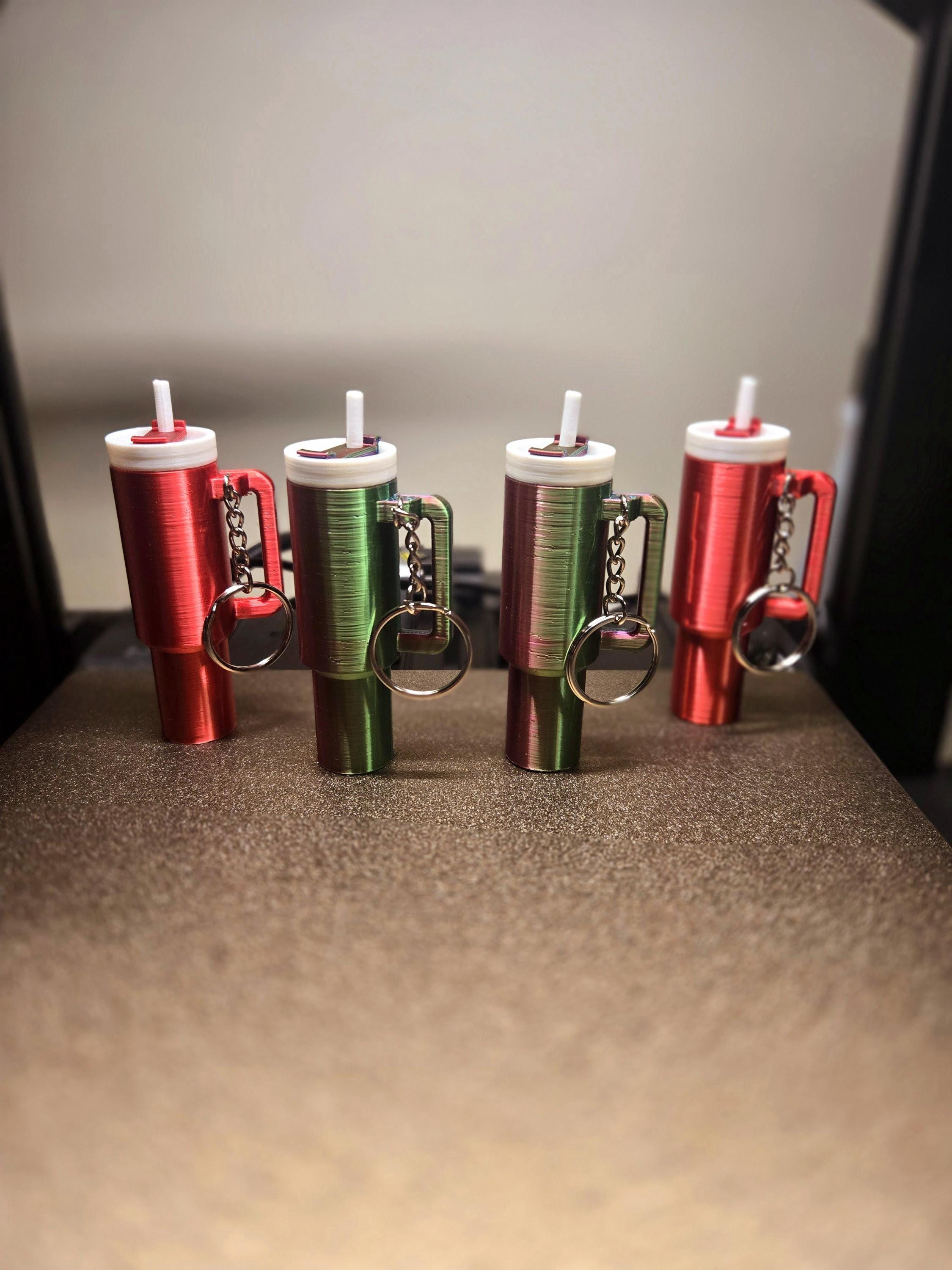 Mini Chapstick Tumbler Keychain 3D Print STL - Etsy