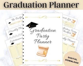 Printable Graduation Party Planner - Etsy