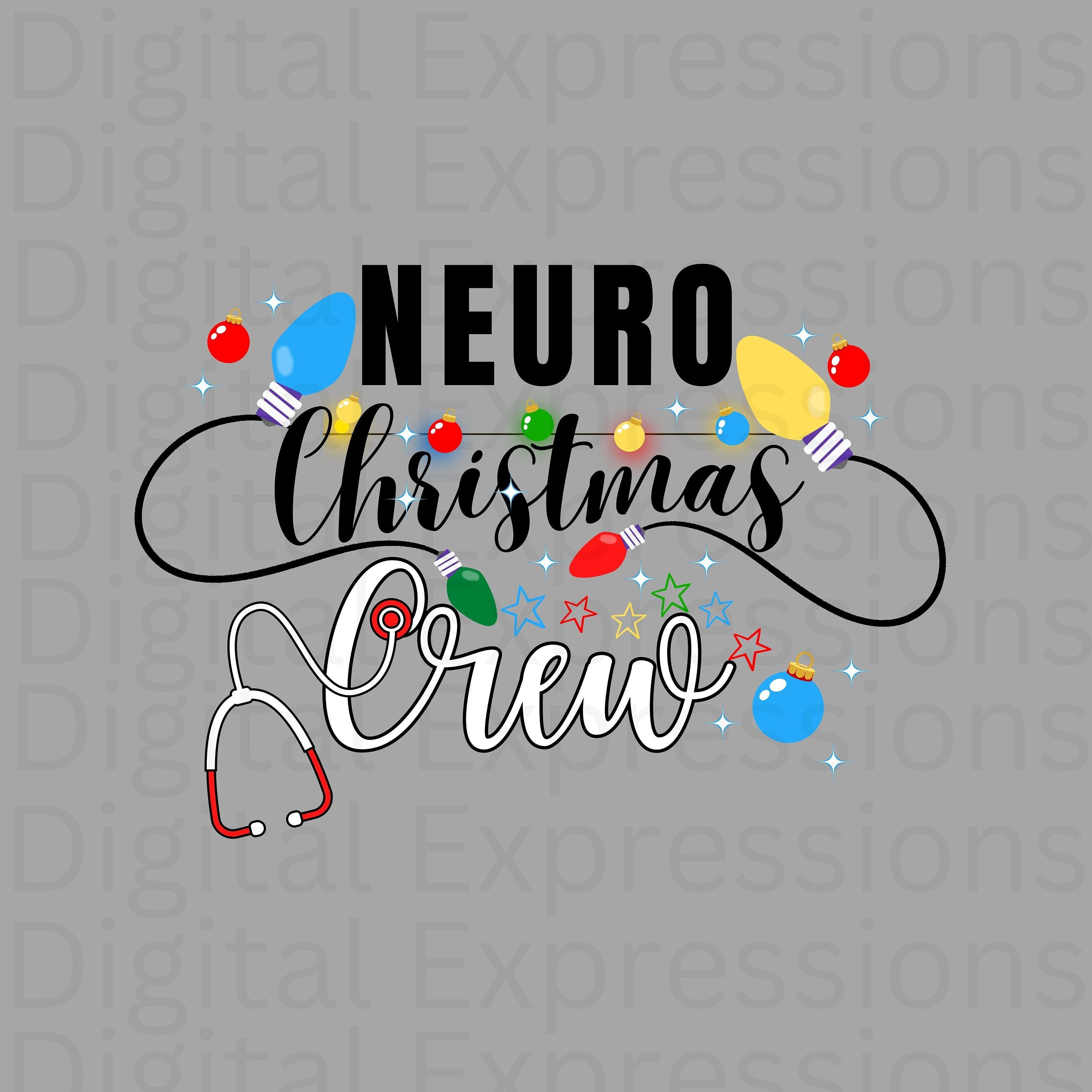 2 Neuro Pngs Christmas PNG Nurse Png Instant Download Printable Png ...