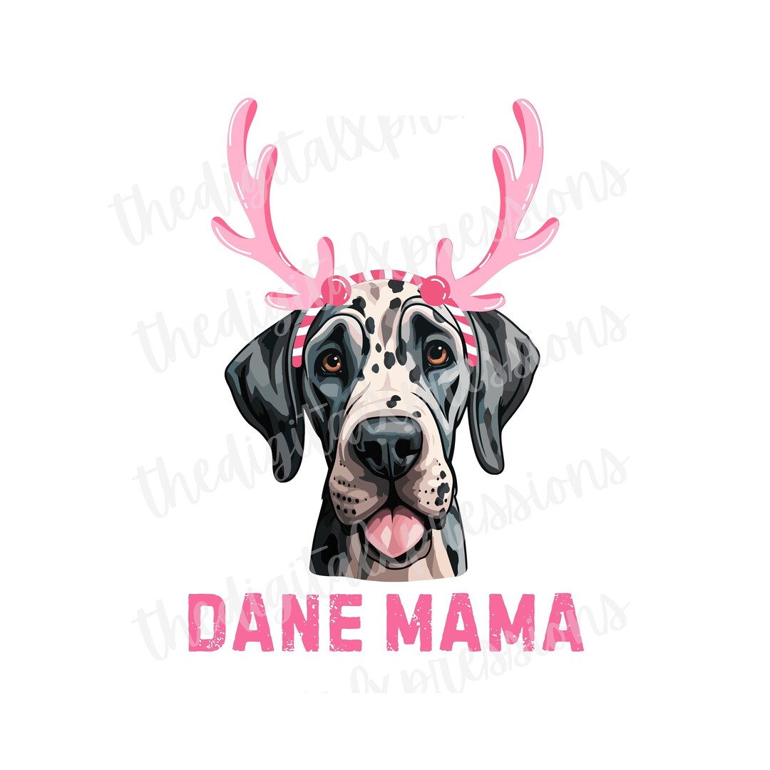 Great Dane Happy Easter PNG Digital Download Dog Picture Instant ...