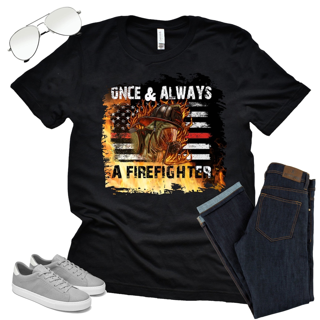 Firefighter Graphic Tshirt Emergency Services Shirt Fire Company T ...
