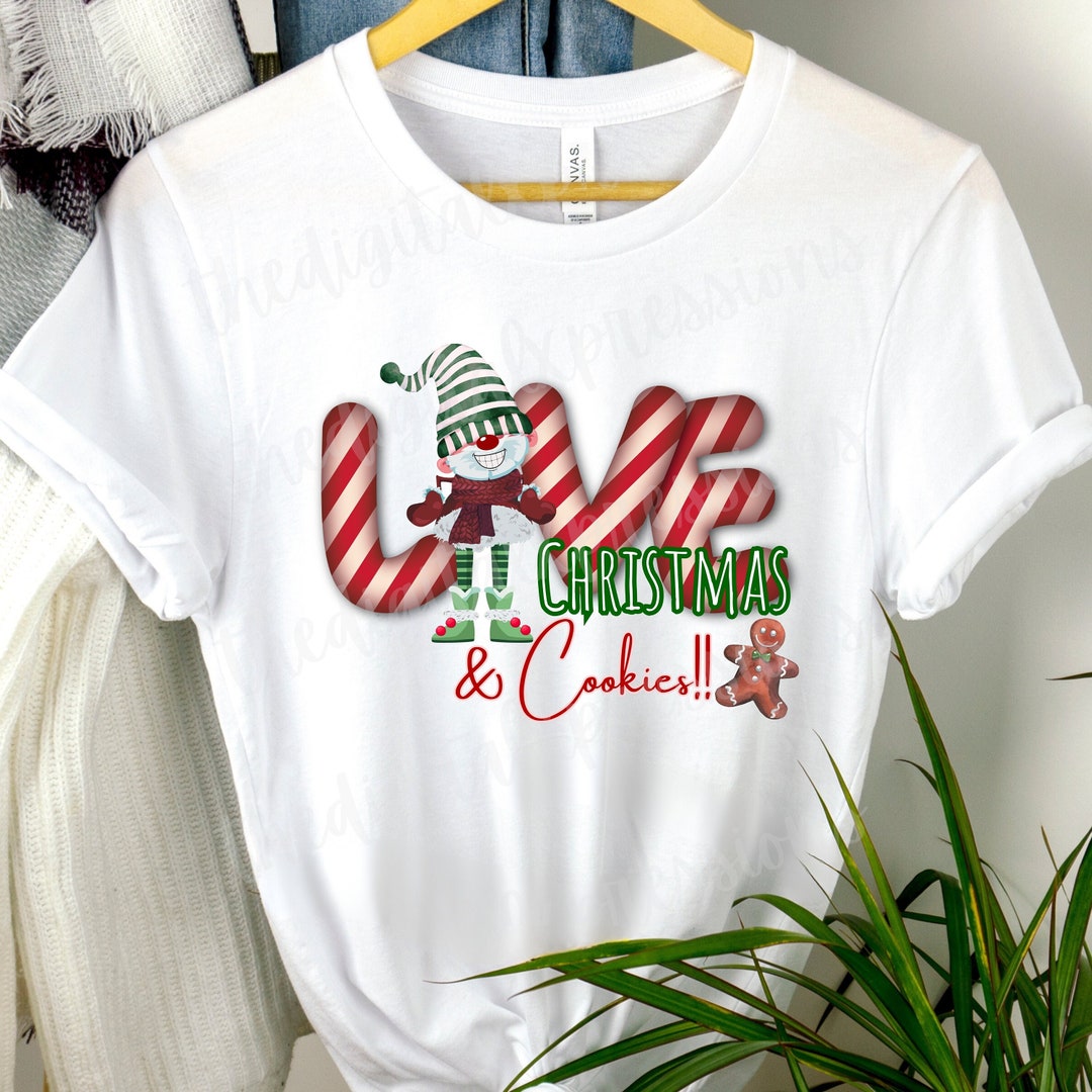 Christmas Shirt Candy Cane Tshirt Gingerbread Man Shirt Christmas Party ...