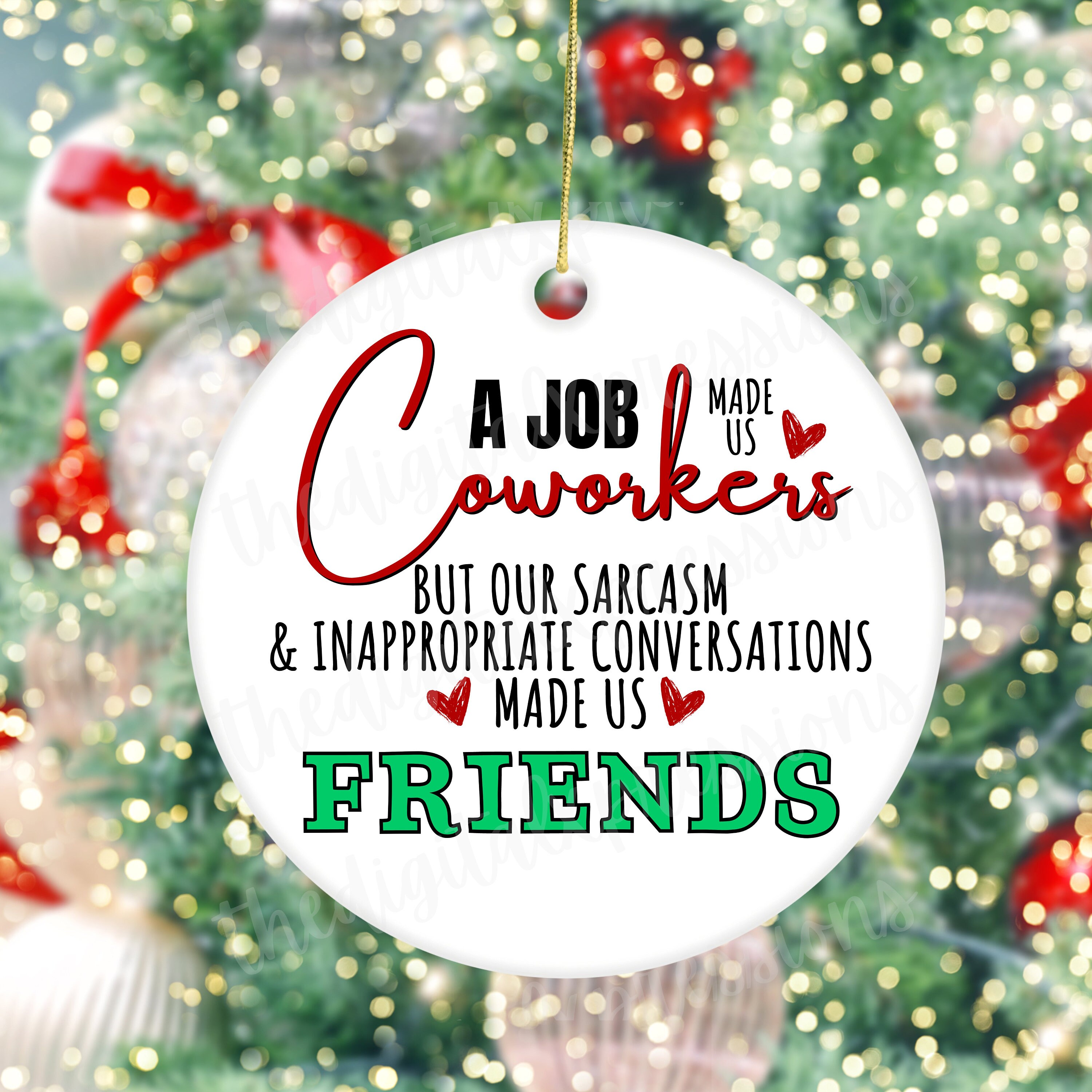 Funny Co-worker Christmas PNG: Sarcastic Office Design (digital ...
