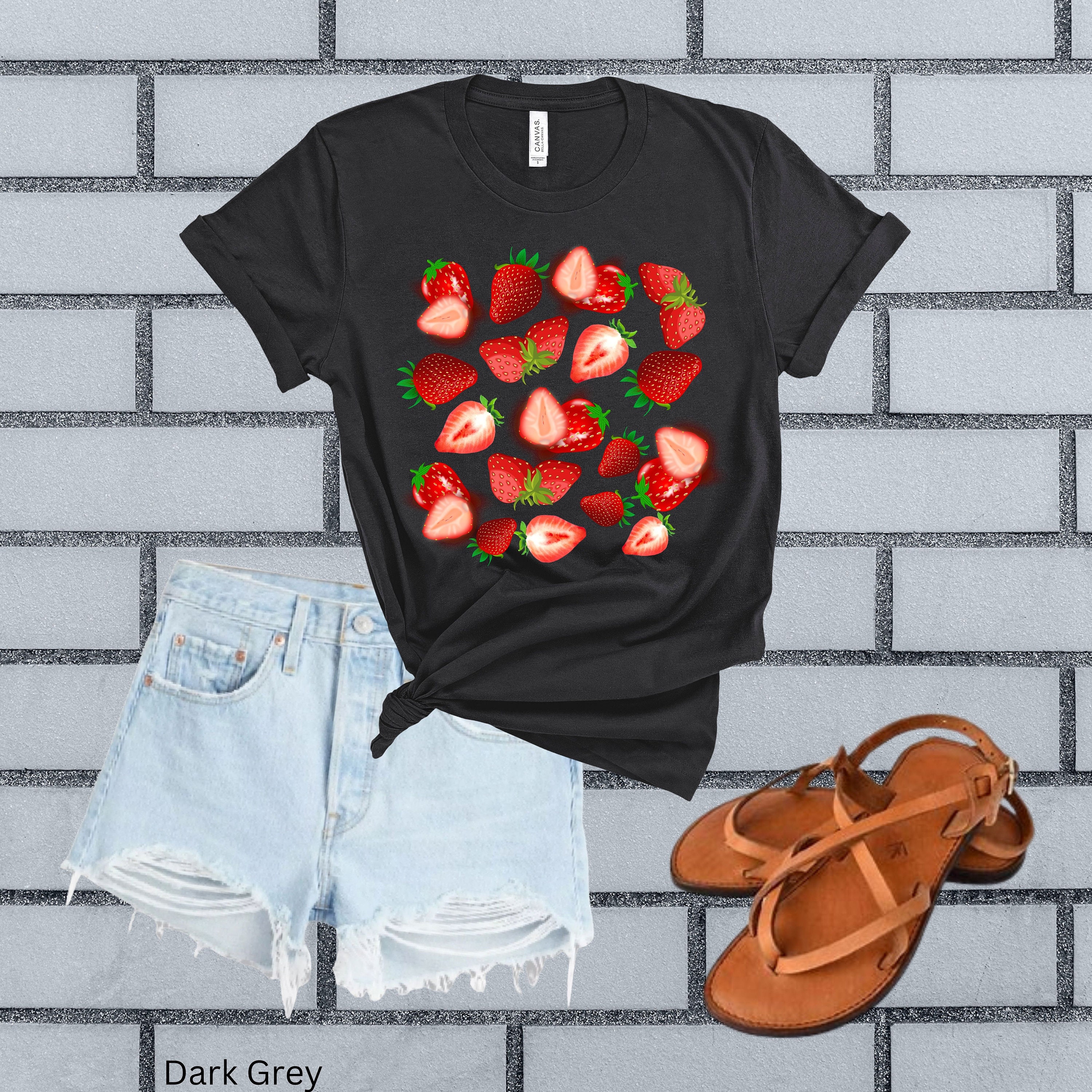 Strawberry PNG Graphic: Printable Fruit Clipart (digital Download) - Etsy