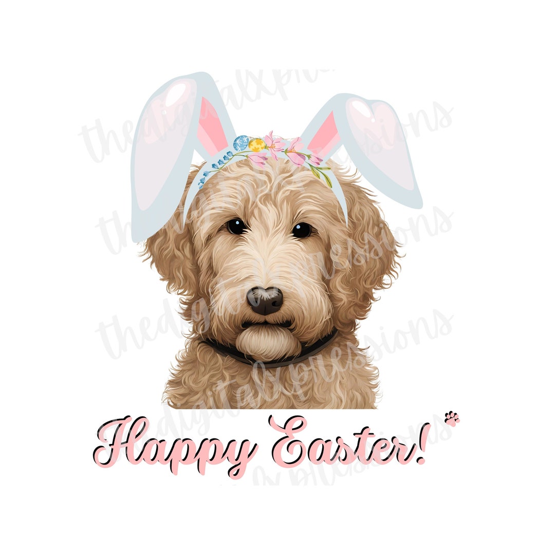 Easter Goldendoodle PNG: Dog Lover T-shirt Design (digital Download) - Etsy