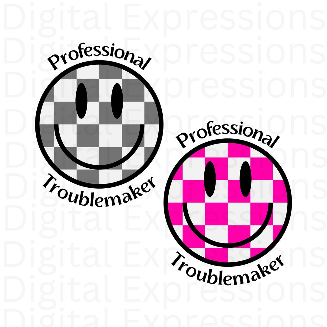 Set/2 Checkered Smiley Face PNG Emoji Clipart Download Printable Design ...