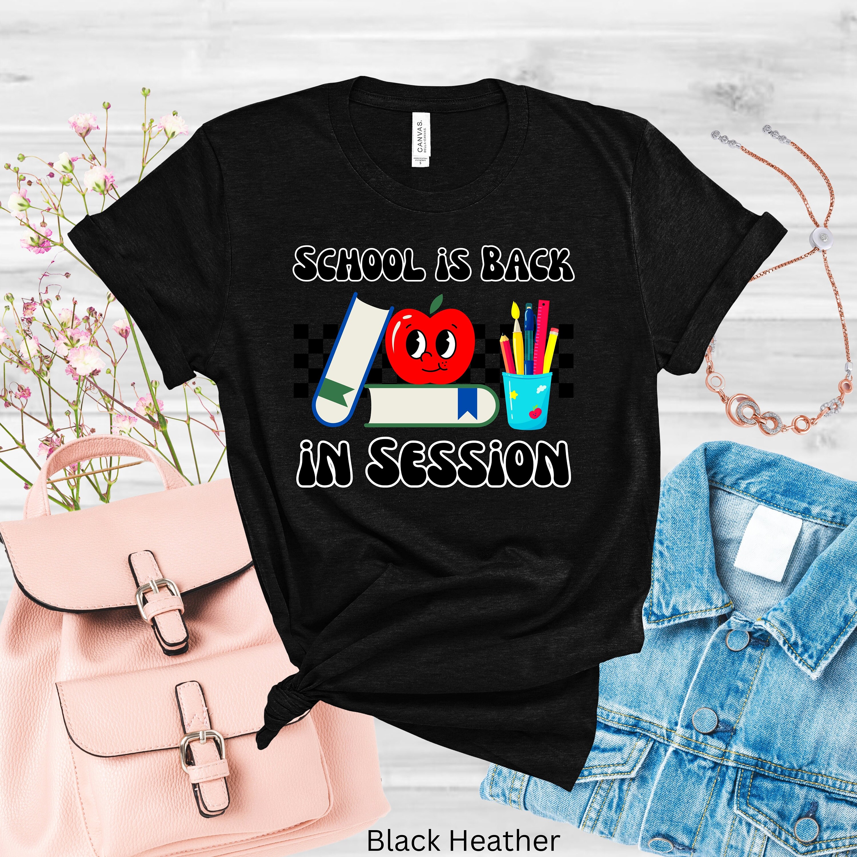 School is Back in Session Teacher PNG for Tshirt Back to School Teacher ...