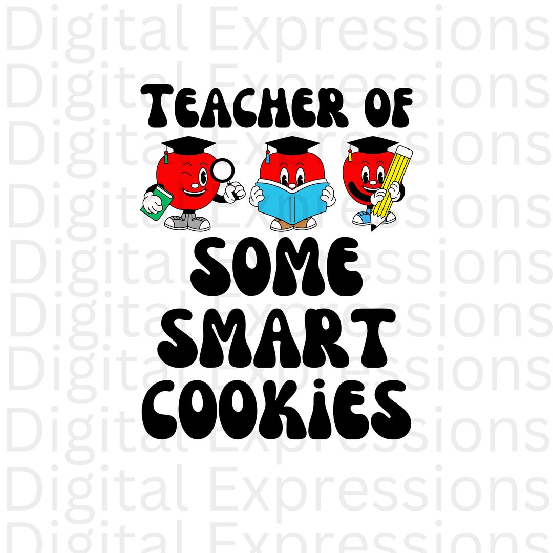 Teacher of Smart Cookies PNG: School Clipart (digital Download) - Etsy