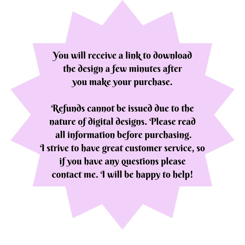 PDF File, Instant Download, Printable Decal, Digital Download, Home ...