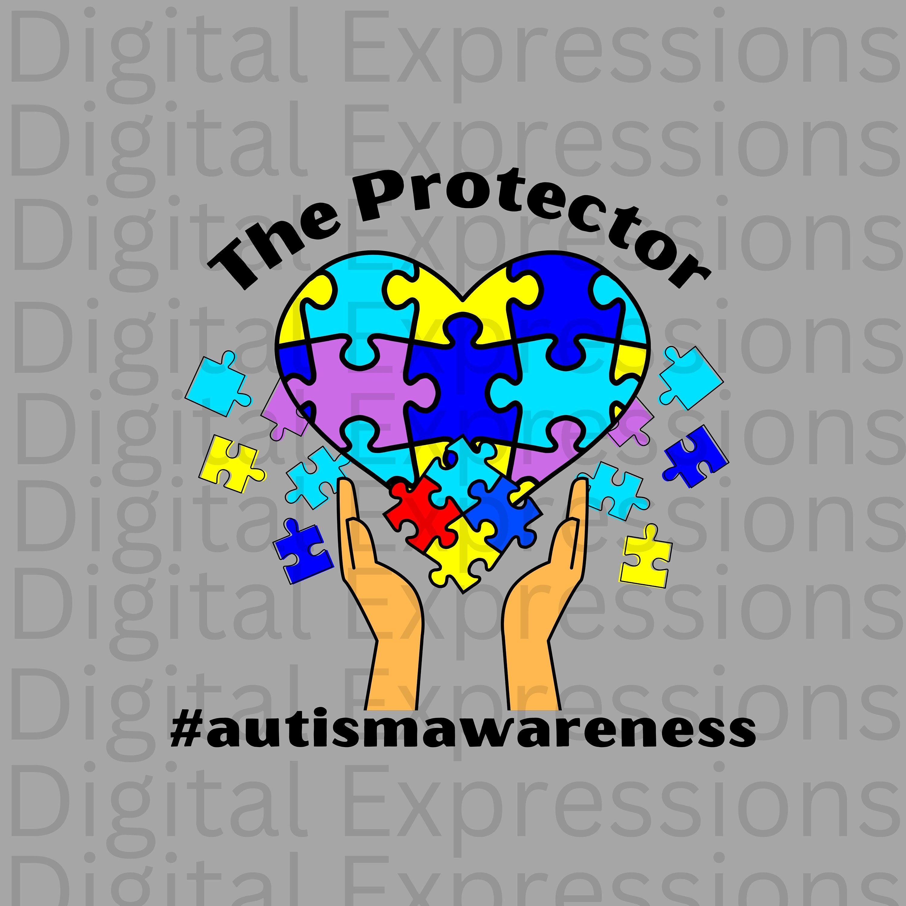 Autism Awareness PNG JPG File Autism Instant Download Printable Decal ...
