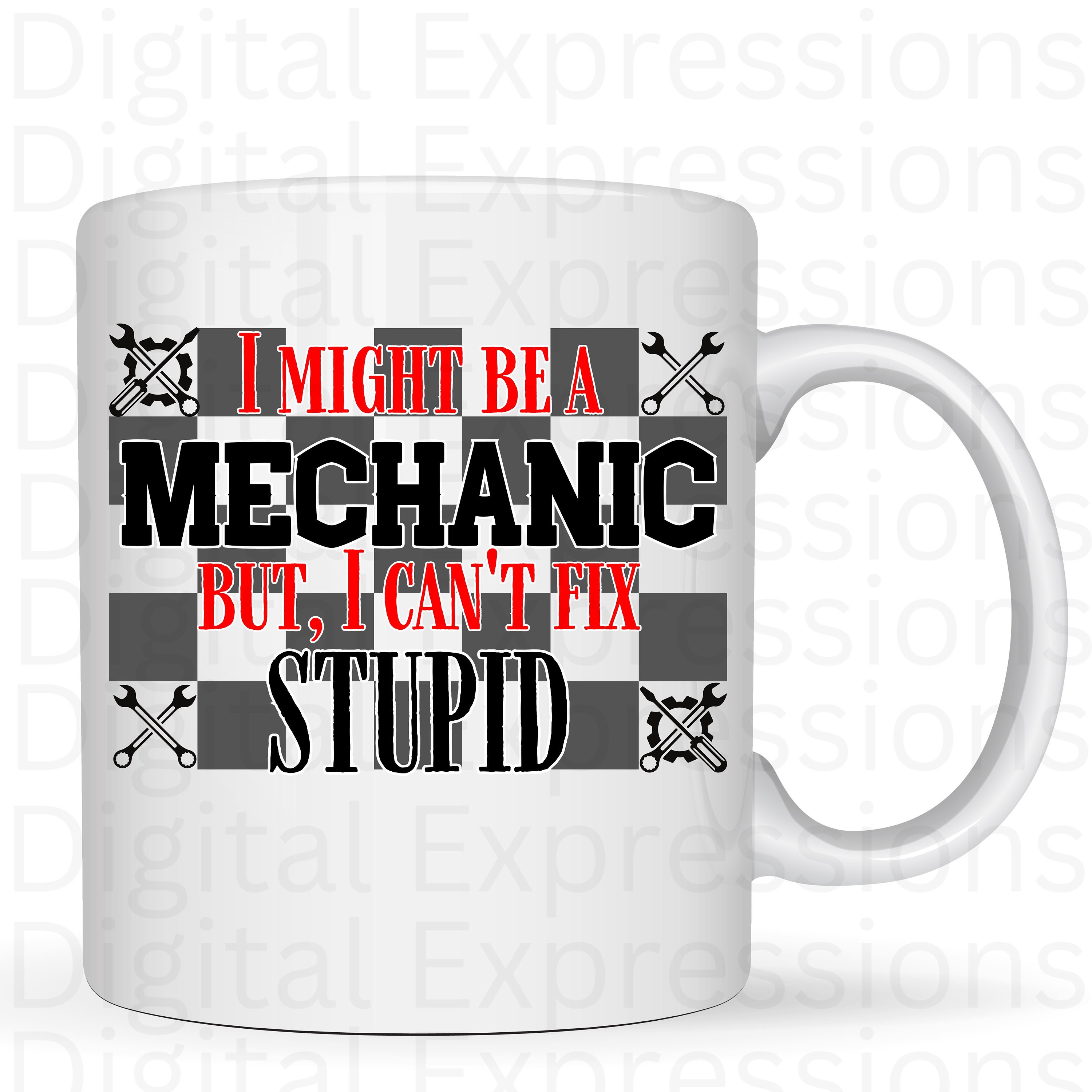 Auto Mechanic PNG (set of 2), Automotive Technician Graphics, Cricut ...