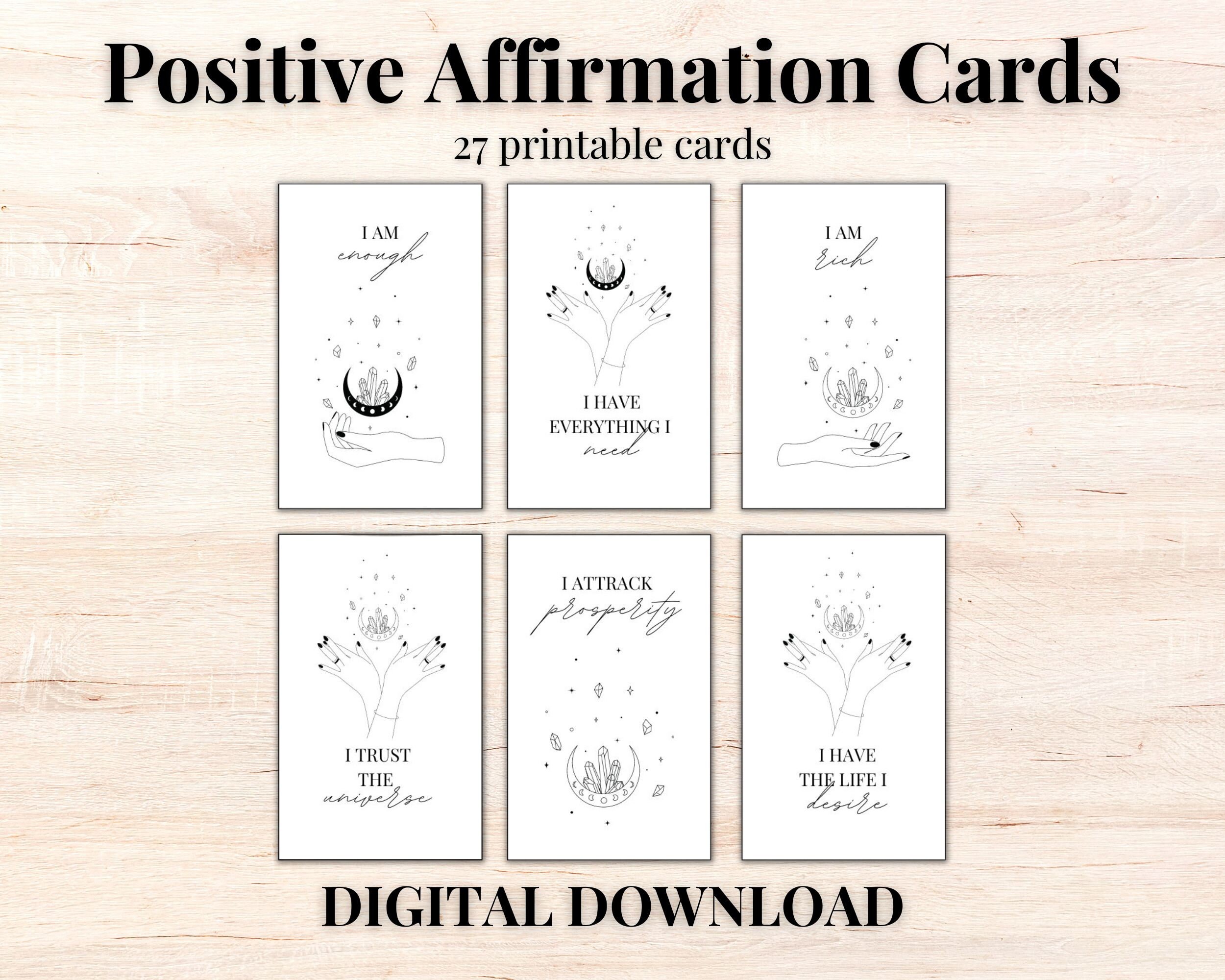 27 Positive Affirmation Cards Printable Affirmation Cards - Etsy