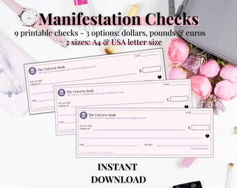 Check From the Universe - Etsy