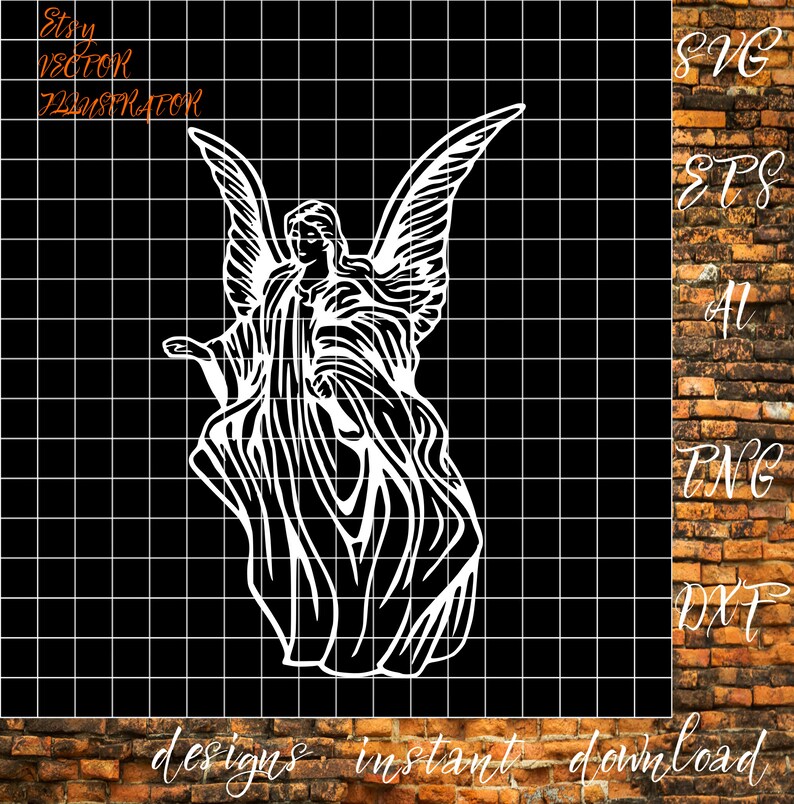 Guardian Angel Svg, Angel Svg, Angel Png, Svgpngpdfaiepsdxf, Files for ...