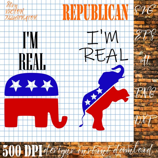 Republican Clipart - Etsy