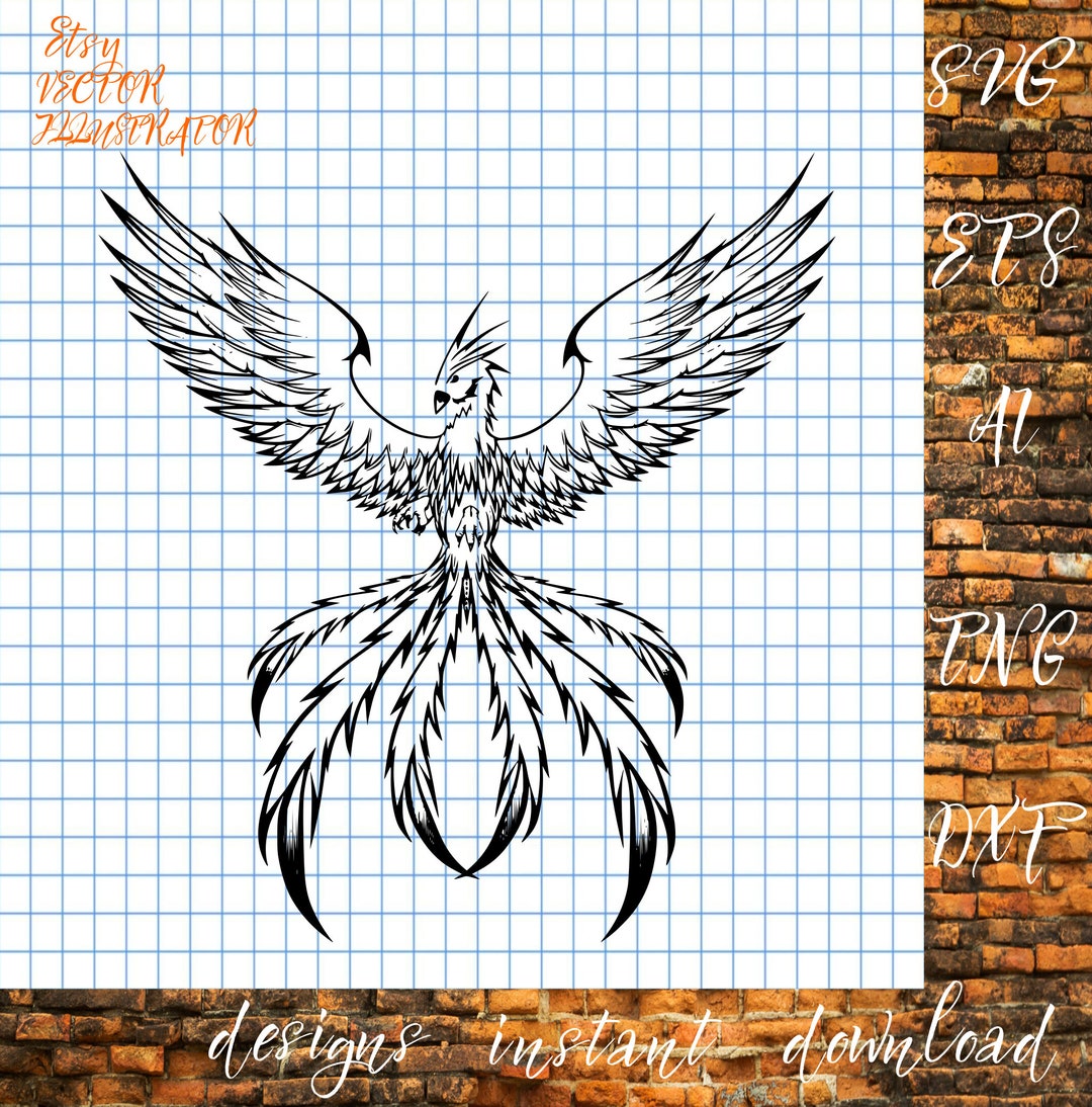 Phoenix Svg Bundle, Phoenix Svg File for Cricut, Phoenix Clipart ...