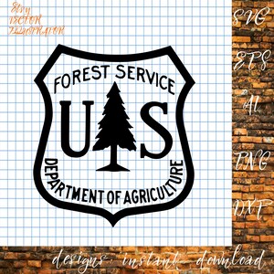 U S Forest Service Logo Svg Svgpngpdfaiepsdxf (Instant Download) - Etsy