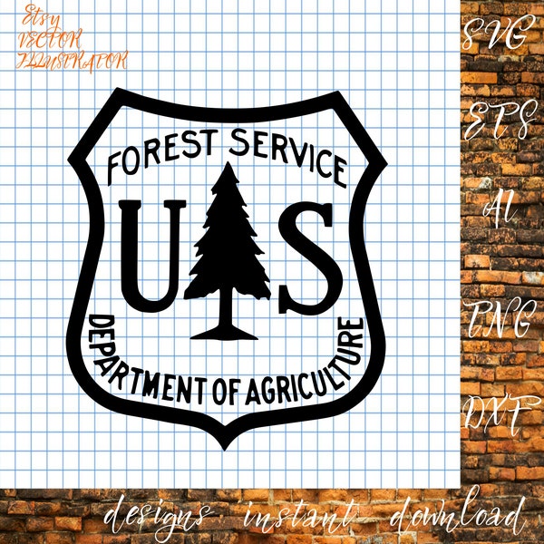 Forest Service Logo Svg - Etsy