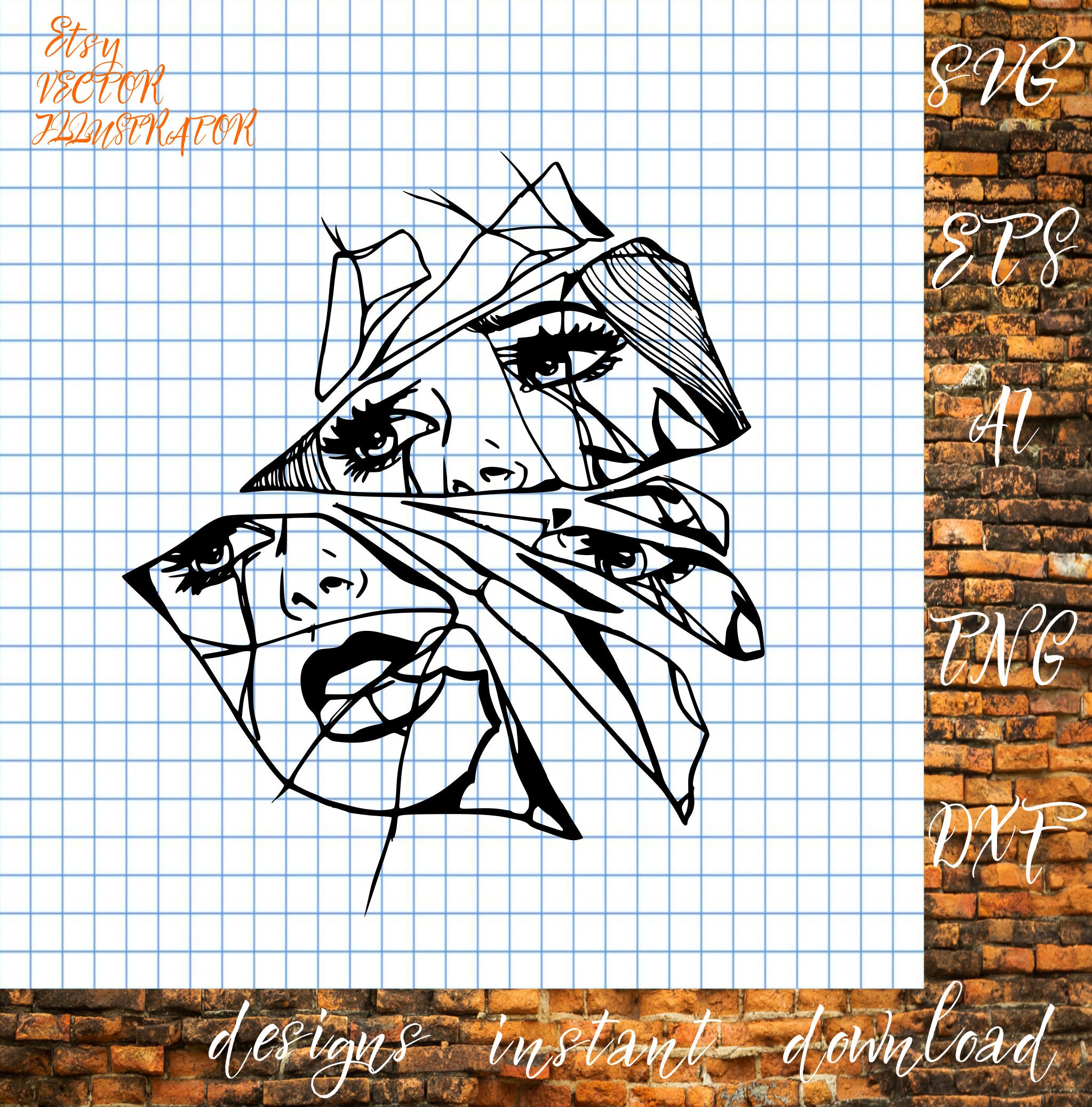 Eye Crying in the Heart Svg, Svgpngpdfaiepsdxf, Files for Cutting ...