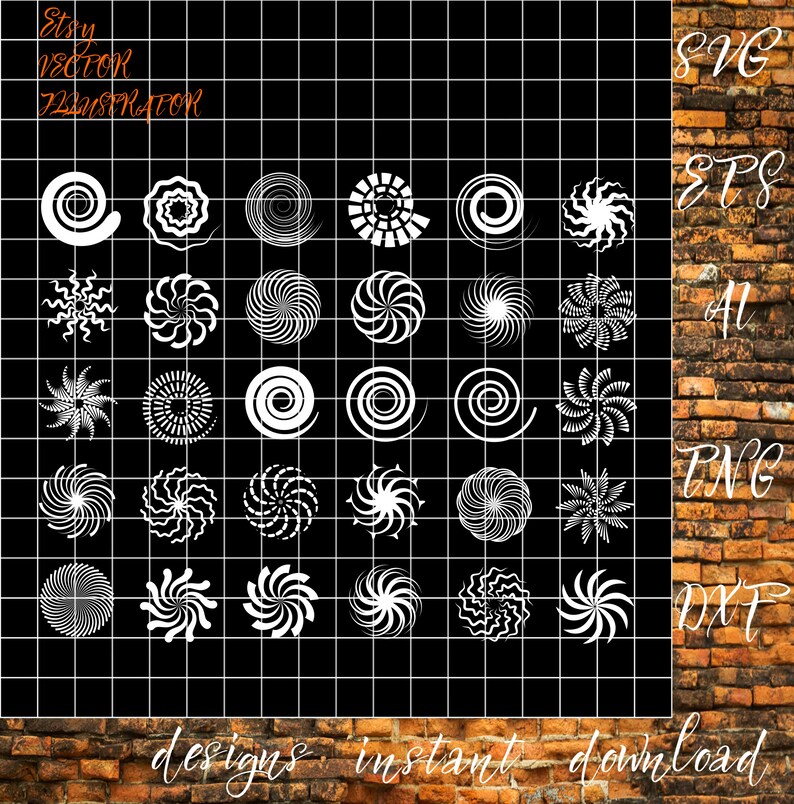 Spiral Svg Bundle, Spiral of Live, Spiral Svg, Spiral Cut Files, Swirl ...