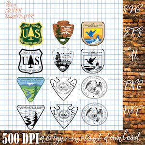 U S Forest Service Logo Svg, Svgpngpdfaiepsdxf, Files for Cutting ...