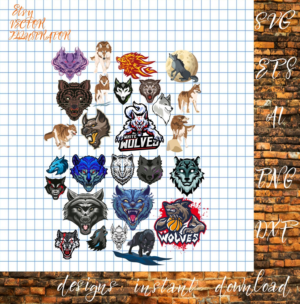 Wolf SVG Bundle, Wolf Svg, Wolf Png Bundle, Wolf Clipart, Wolf Svg ...