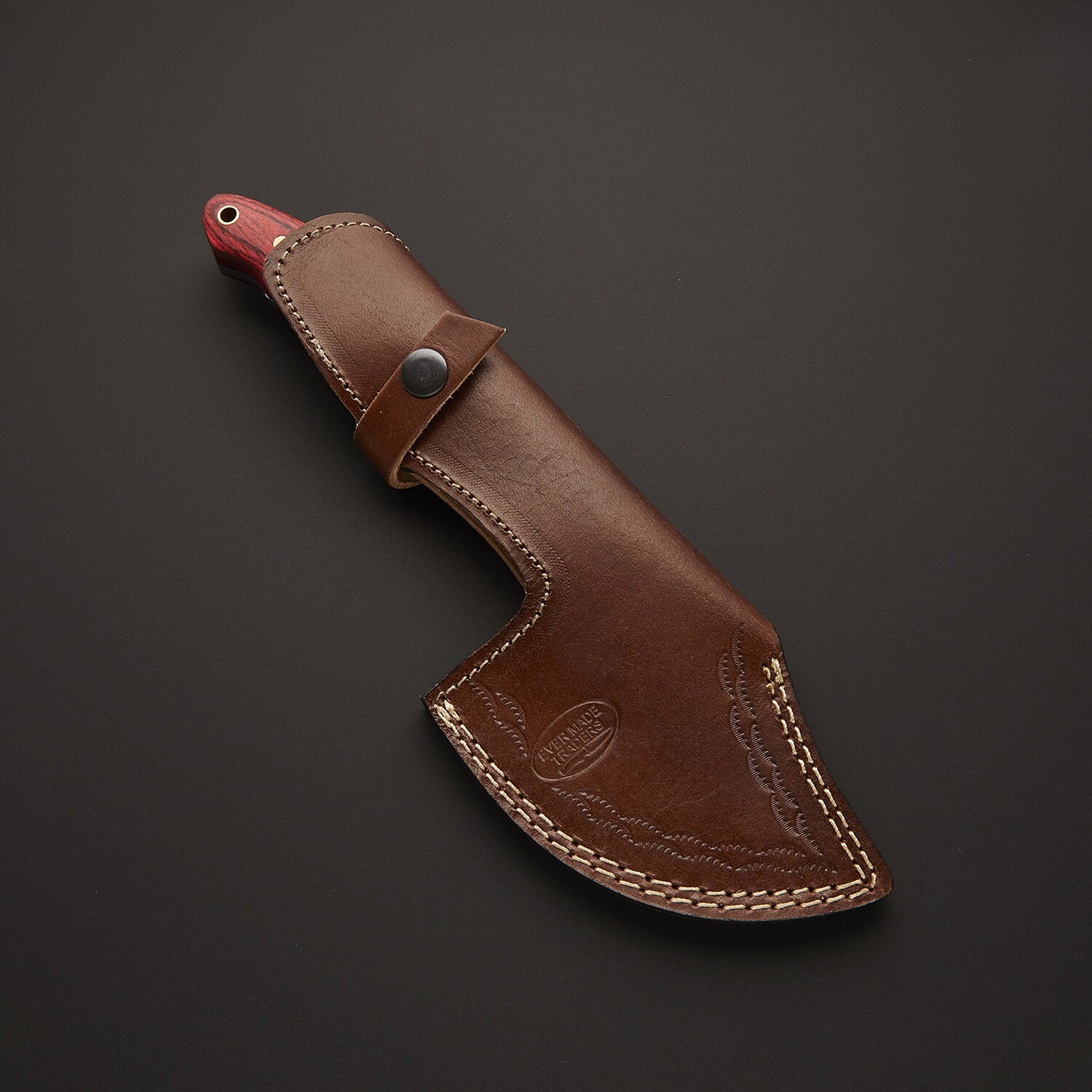 Hand Forged Tracker Knife Damascus Steel Knife Custom - Etsy