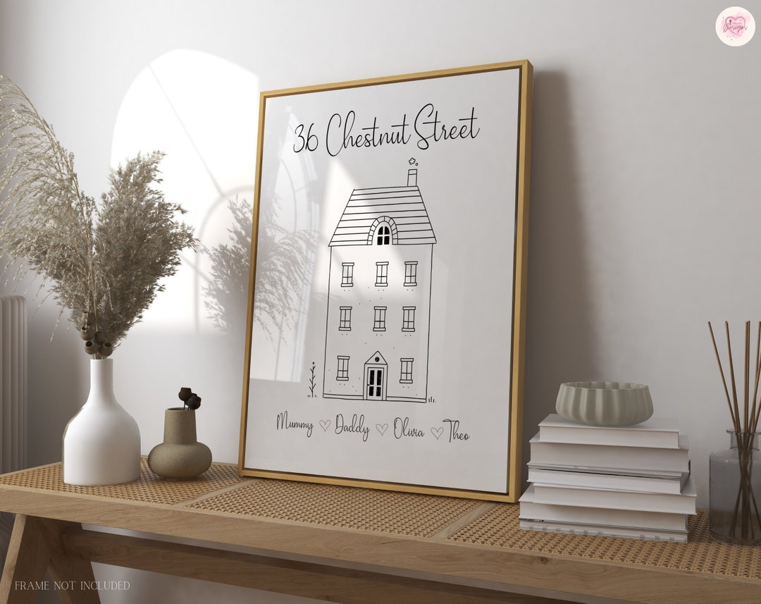 Personalised Home Print Custom Family Print New Home Print - Etsy UK