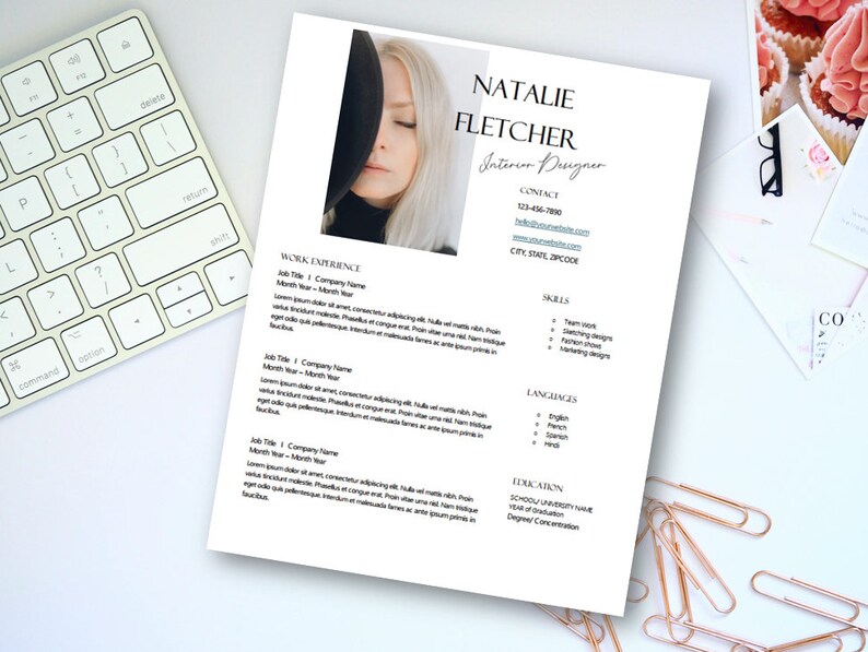 Modern Professional Resume Template - Ready to Use Resume Template ...