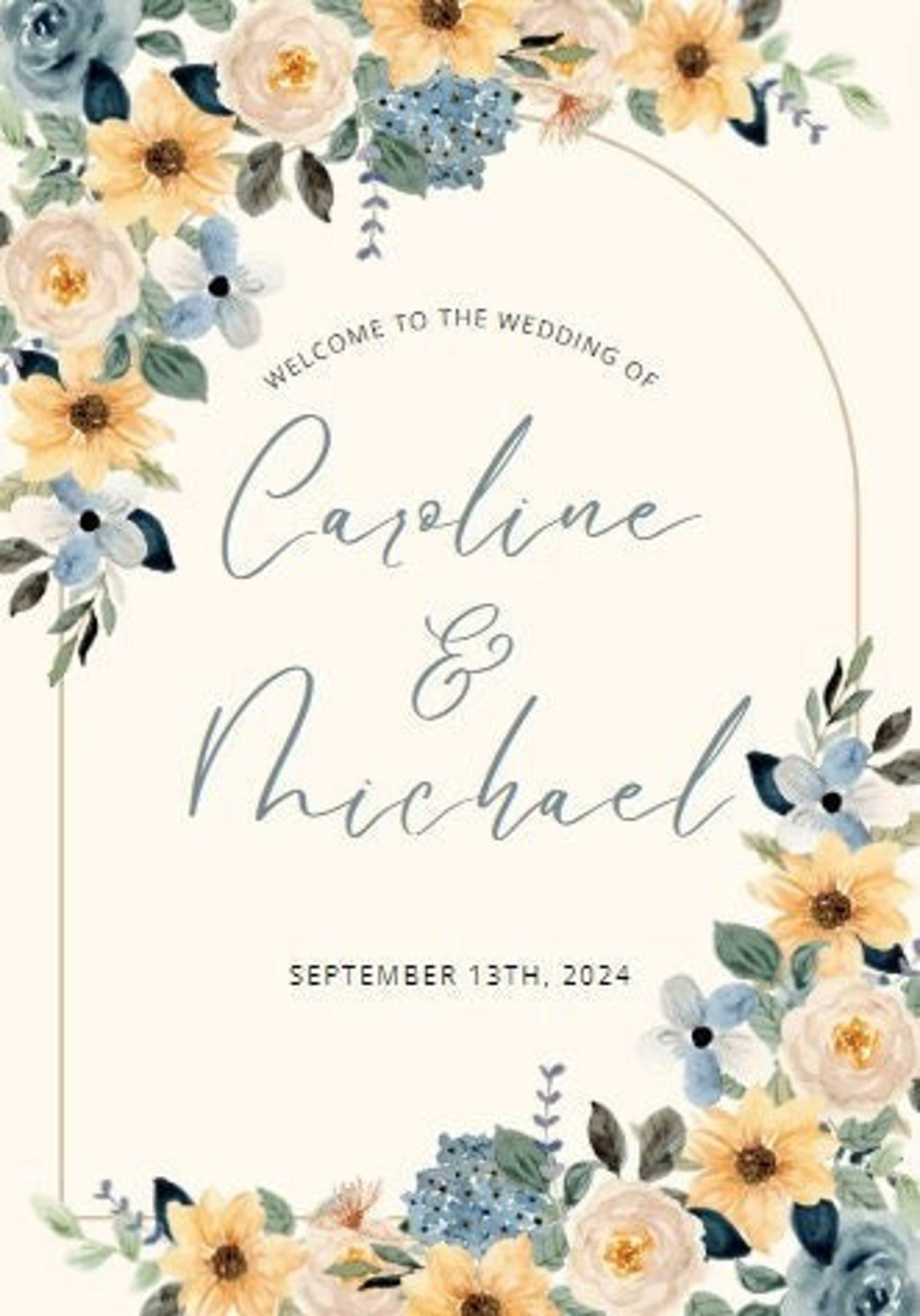 Wedding Invitation Template Link to Template Modern Wedding Invitation ...