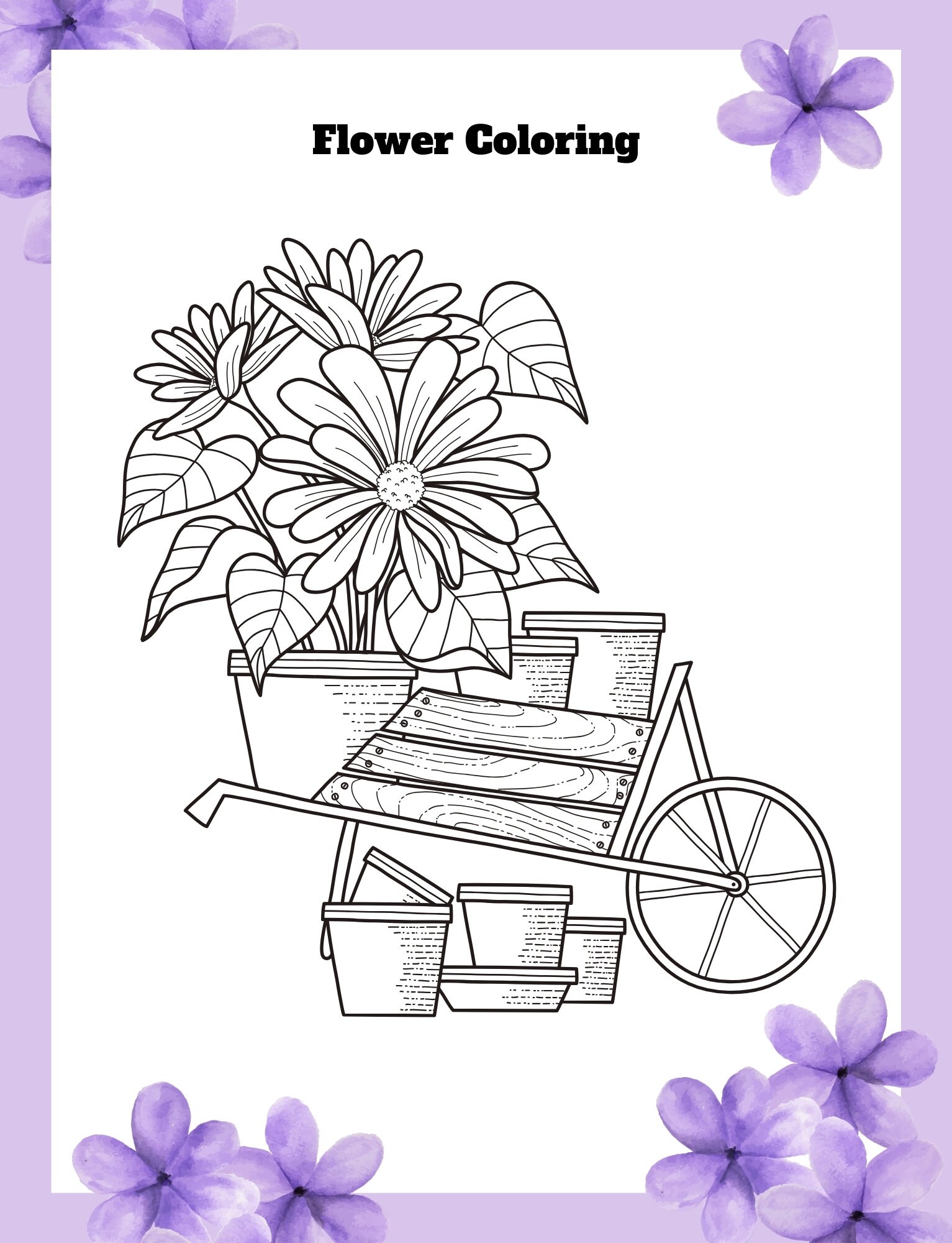 My Spring Fling Activity and Coloring Book - Etsy