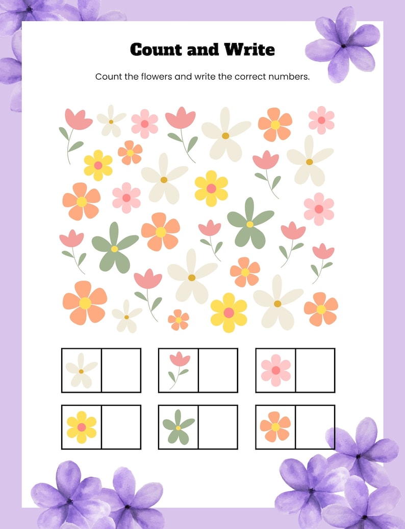 My Spring Fling Activity and Coloring Book - Etsy