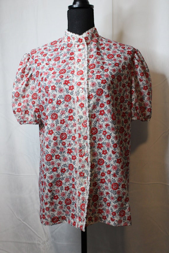vintage 70s top floral - Gem