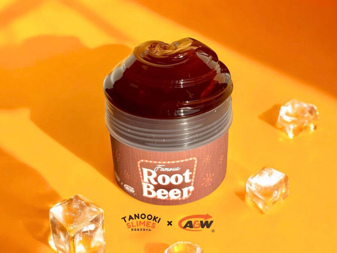 Root Beer Slime A&W Fast Food Inspired Coated Clear Slime Satisfying ...