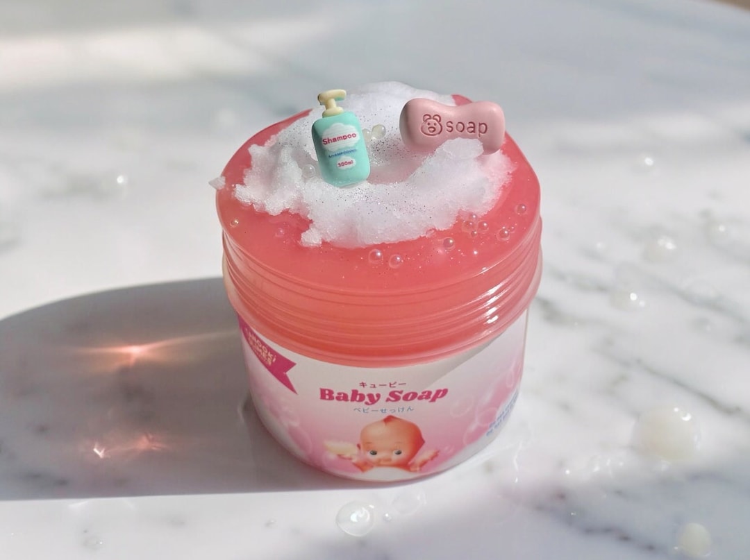 Baby Soap Gel Clear Slime Perfect for ASMR Slime Shop Lightly Scented ...