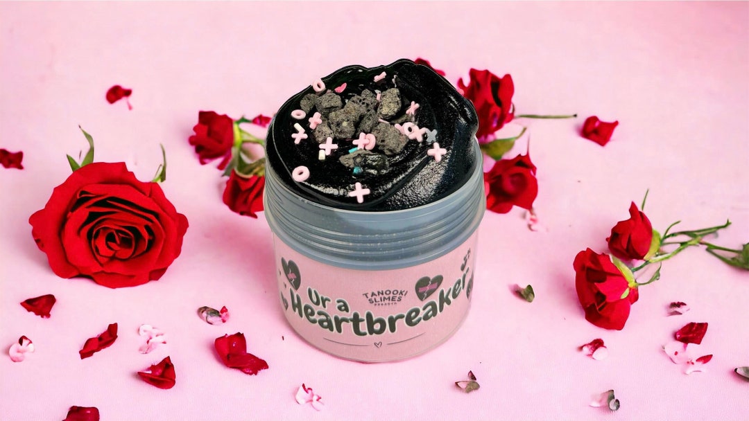 Ur a Heartbreaker Slime New Valentine's Day Slime Jelly and Lava Rocks ...