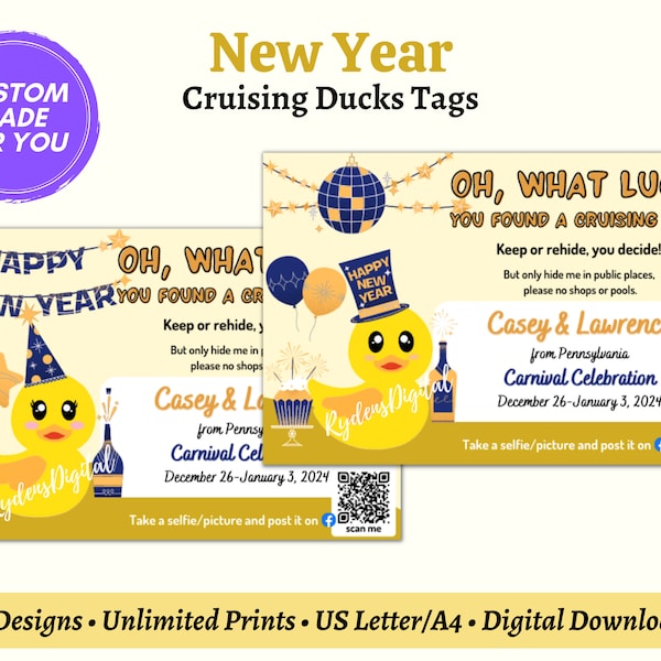 New Years Rubber Ducks - Etsy