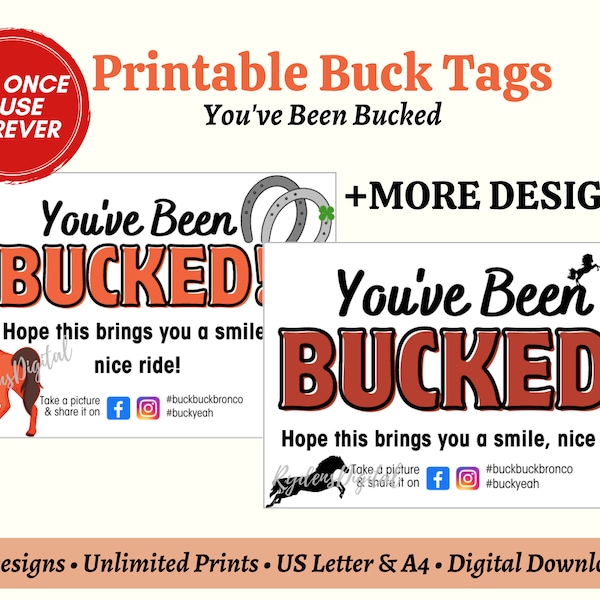 Buck Digital Stickers - Etsy