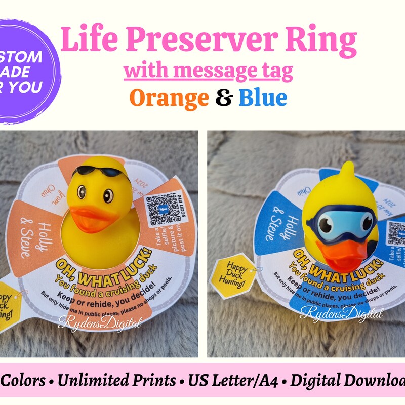 Duck Band Ring - Etsy