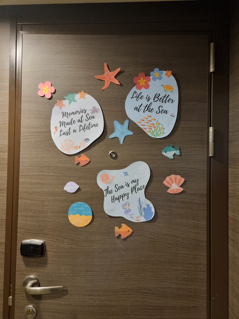 Cruise Door Decor Bundle Printable PDF Template of Cruise - Etsy