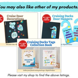 Printable Life Preserver Cruising Duck Tag, No String/band Needed ...