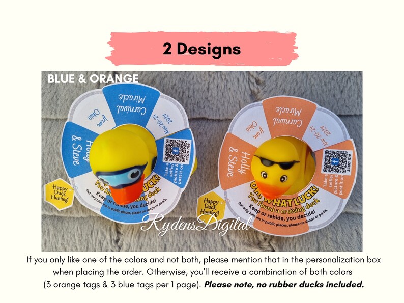 Custom Life Preserver Ring Cruising Ducks Tags With - Etsy