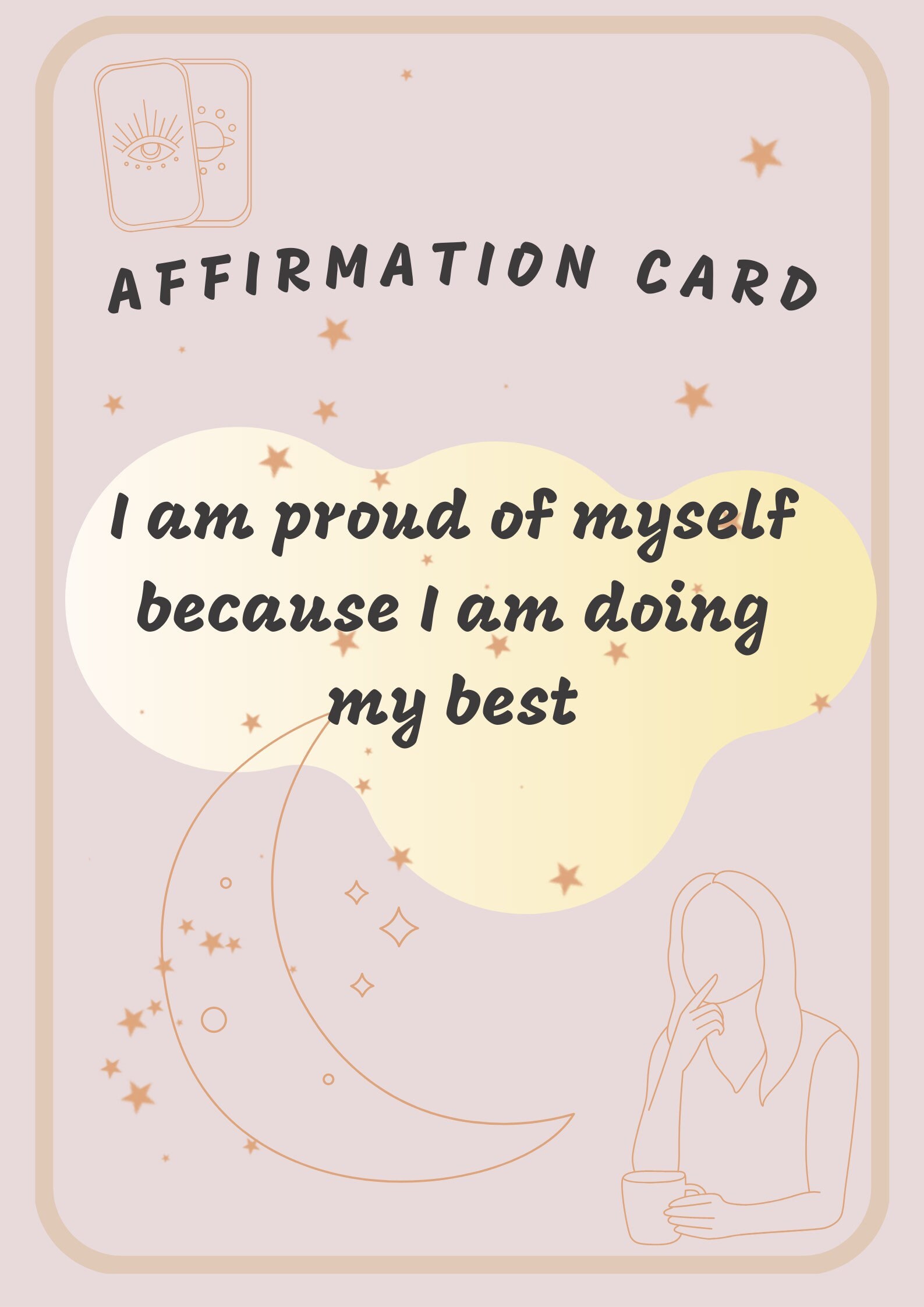 40 Affirmation Cards Digital Affirmation Cards Printable Affirmation ...