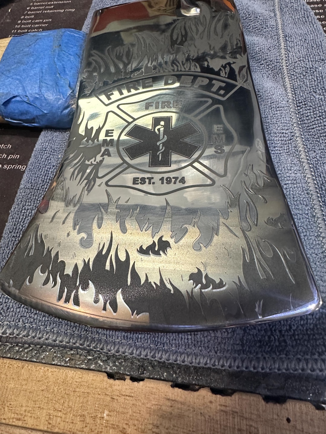Firefighter Axe - Custom Engraving - Etsy