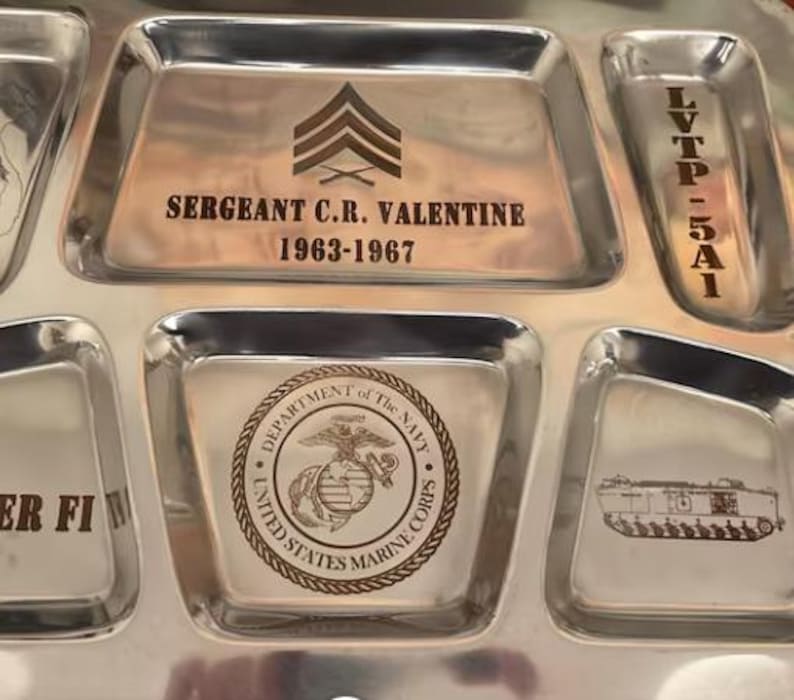 Marine Corps Nostalgic Steel Chow Hall Lunch - Etsy