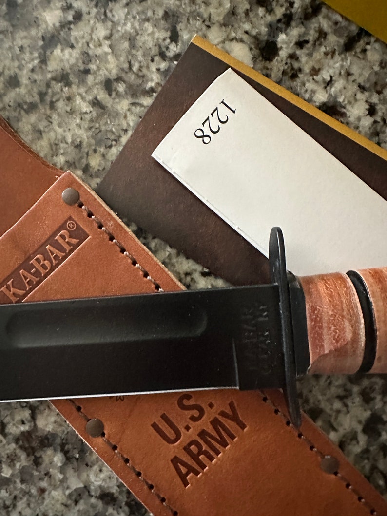 Marine Corps Ka-bar Custom Engraving (genuine OLEAN NY Knife) - Etsy